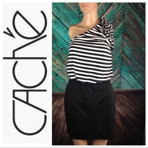 Cache | Dresses | Cache Vintage Off The Shoulder Mini | Poshmark